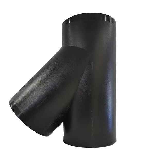 ASME B16.9 Seamless 45 Degree Butt-Welded Lateral Tee Y tee for Water ...