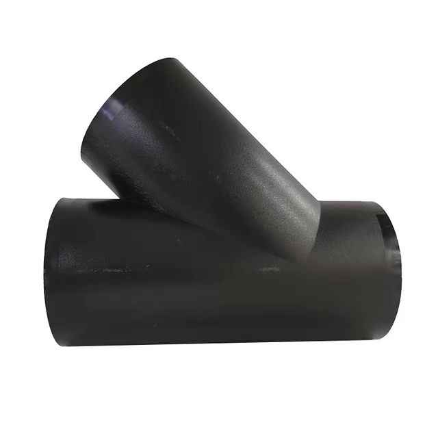 ASME B16.9 Seamless 45 Degree Butt-Welded Lateral Tee Y tee for Water ...